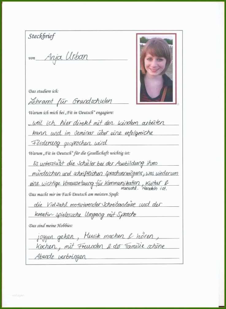 Erschwinglich 18 Steckbrief Vorstellung Neuer Mitarbeiter - Vorlage ...